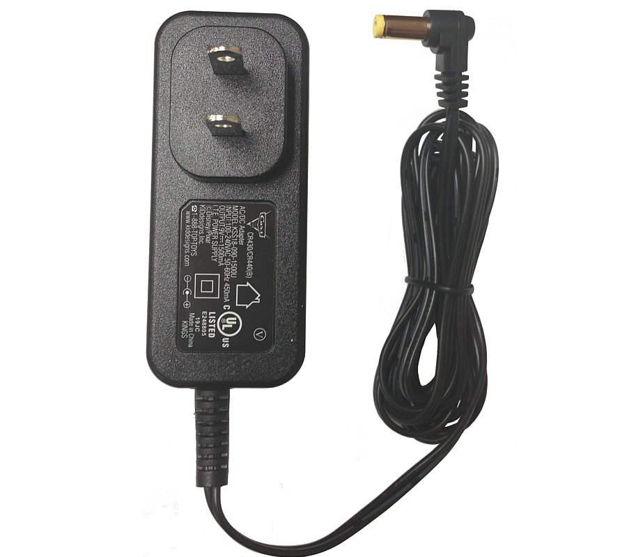 iHome CAD440B 9V, 1.5A - AC Power Adaptor (CR-430/440-AD)