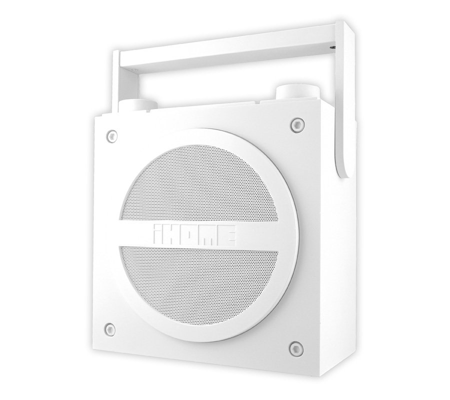 iHome iBT4 Bluetooth Wireless Rechargeable Boombox with FM Radio