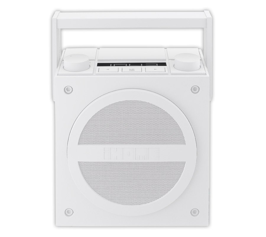 iHome iBT4 Bluetooth Wireless Rechargeable Boombox with FM Radio
