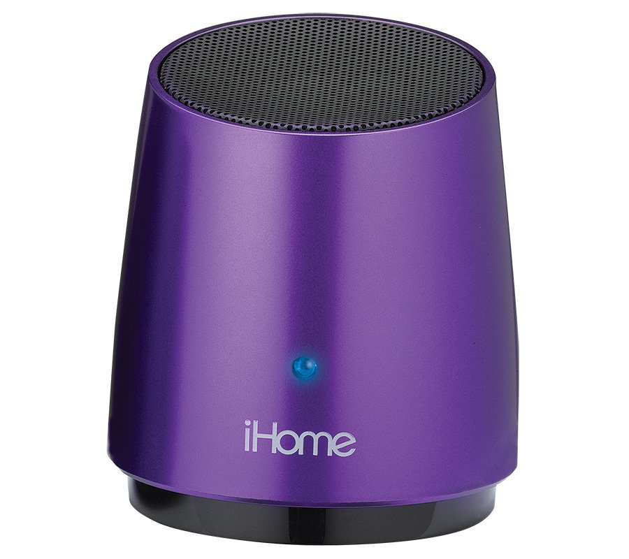 iHome iBT69 Bluetooth Rechargeable Mini Speaker System in Rubberized Finish