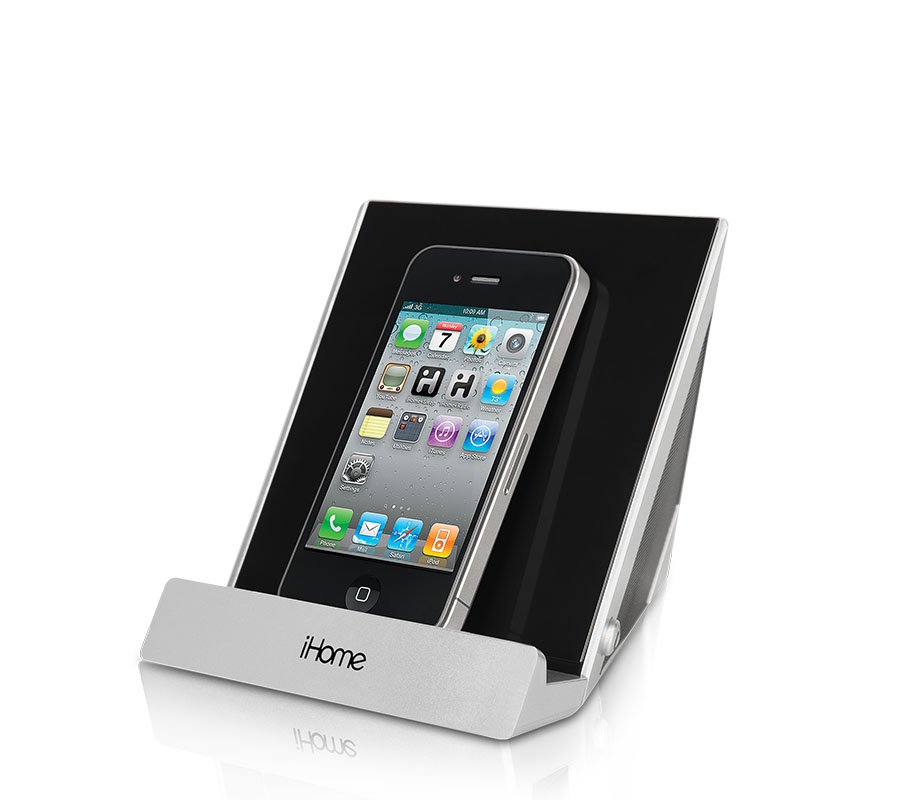 iHome iDM1 Sleek Stereo Speaker System for iPad, iPhone, iPod or other ...